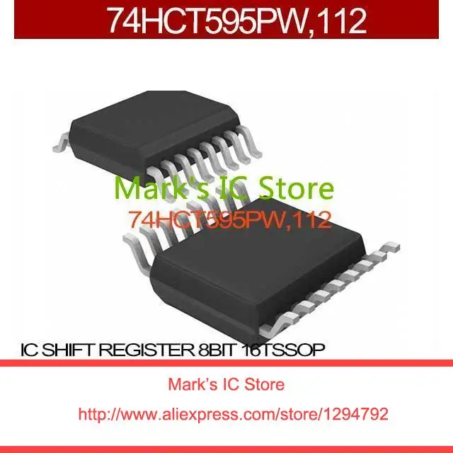 74HCT595PW,112 IC SHIFT REGISTER 8BIT 16TSSOP 74HCT595PW,1 74HCT595 ...