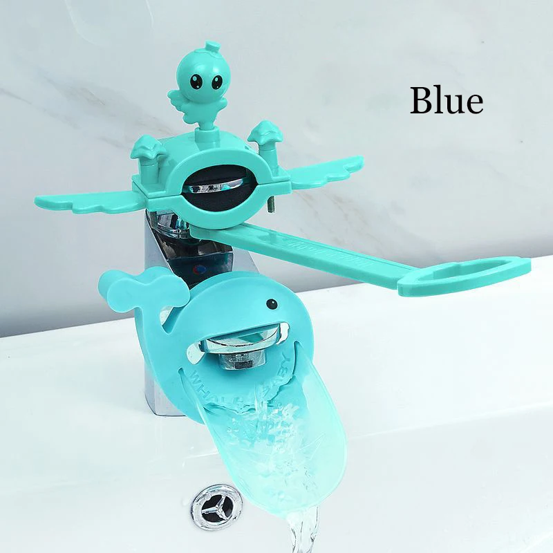 Faucet Extender Sink Handle Cartoon Splashproof Water Nozzle Extension ...