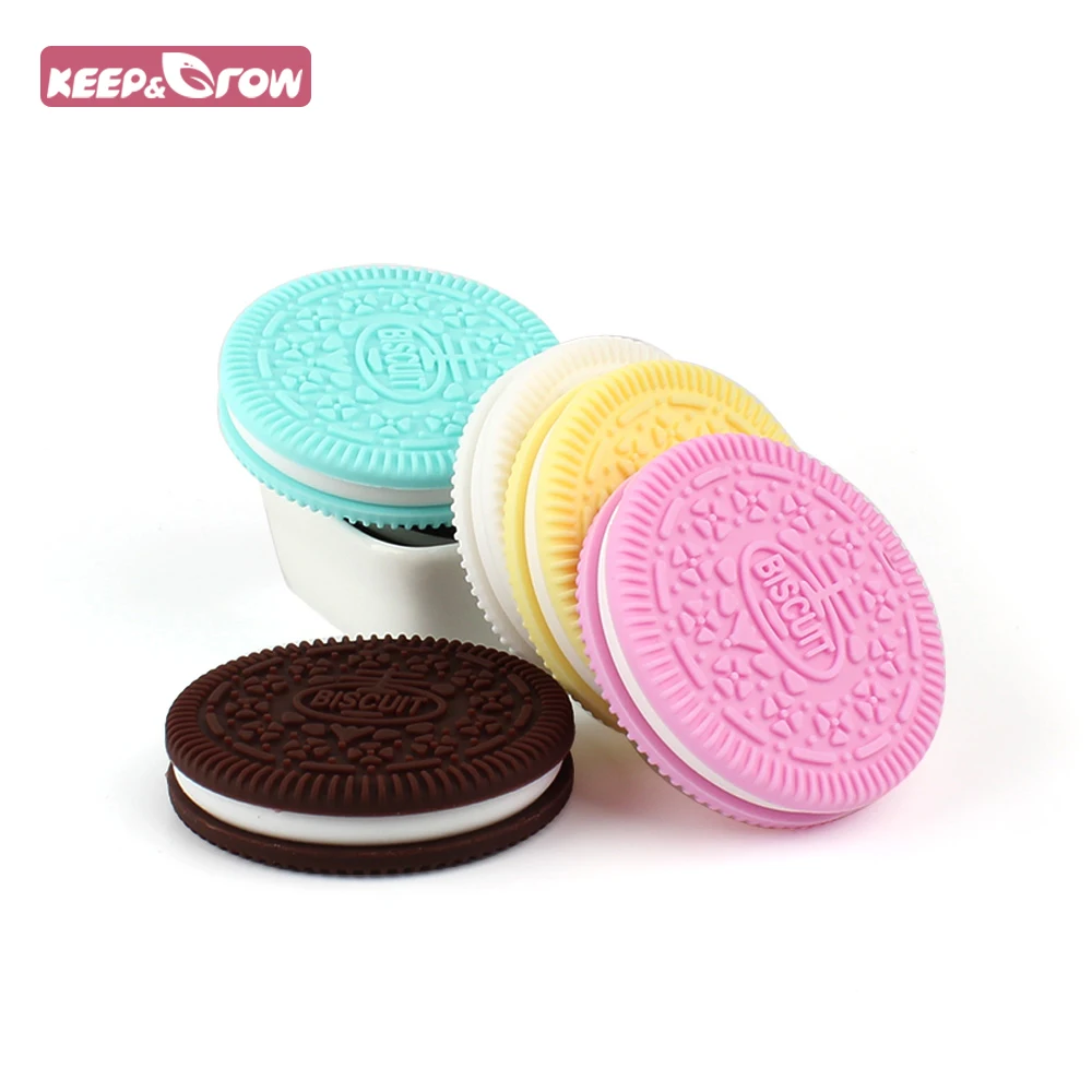 1Pc-Biscuits-Baby-Silicone-Teether-Food-Grade-OREO-DIY-Baby-Chew ...