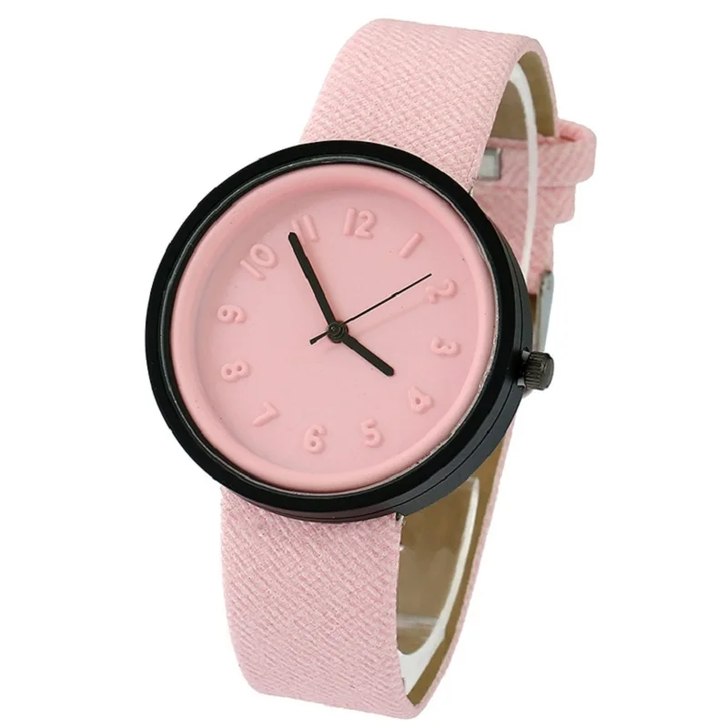 Gnova Platinum Women Watch Retro Minimalist Student Classic PU Leather ...