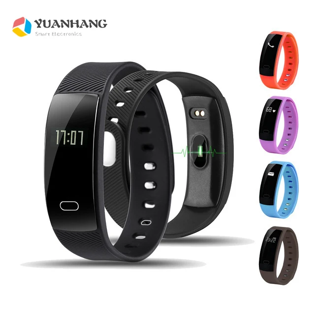 QS80 Heart Rate Monitor Smart Band Wristband with Fitness Tracker Sport ...