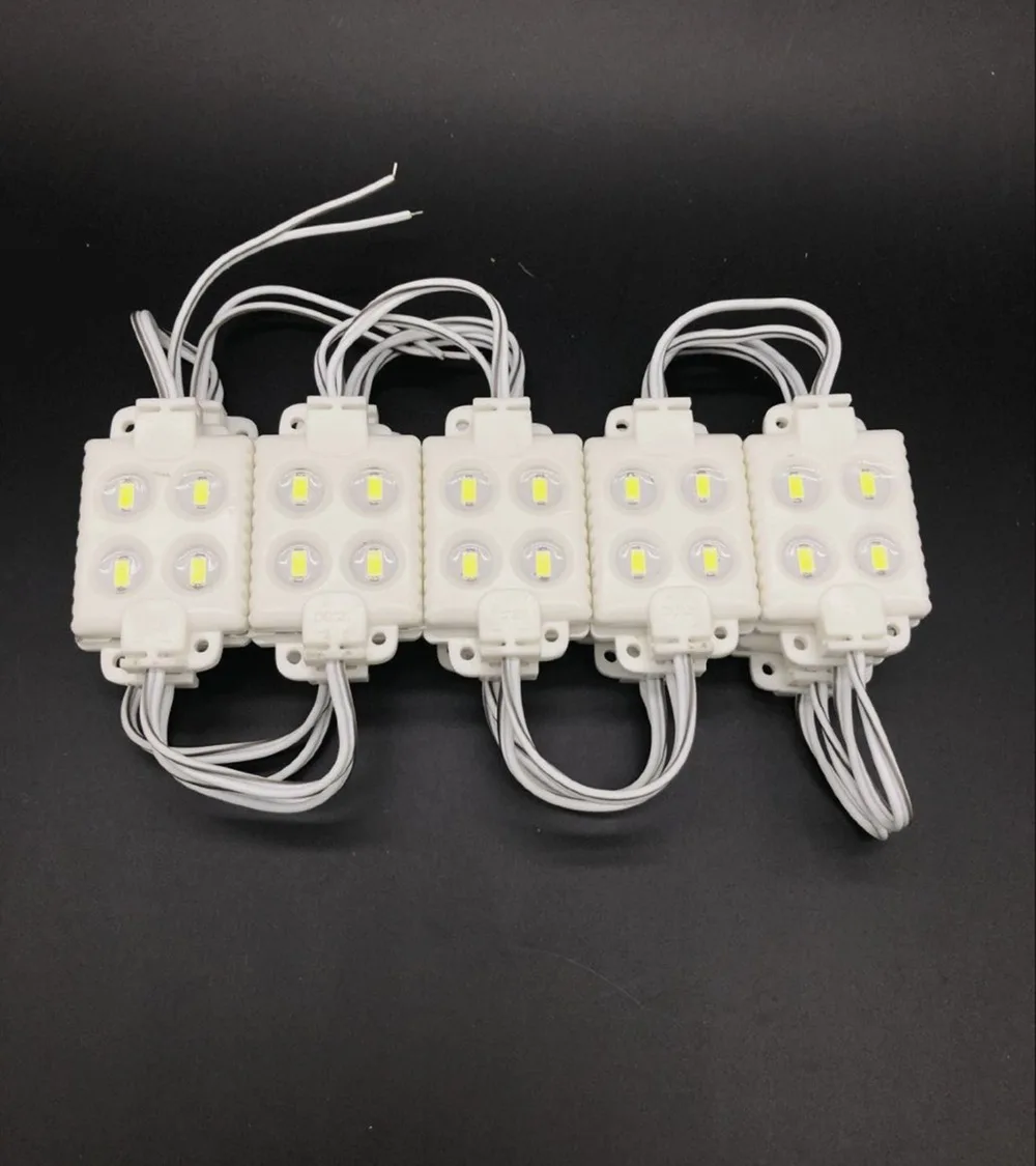 100PCS/LOT SMD 5730 4 leds Square module for outdoor advertising ...