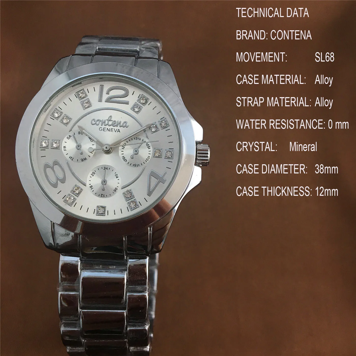 CONTENA New Men Watches Top Brand Luxury Ultra Male Alloy Casual Quartz ...
