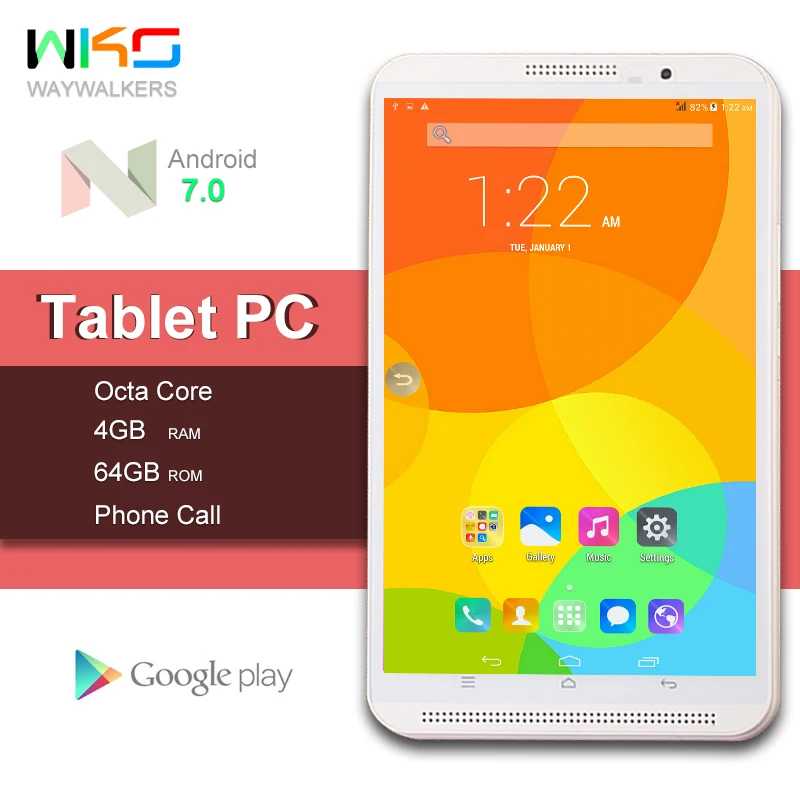 Original 8 inch Tablets Android 7.0 Octa Core 3G 4G LTE Smartphone ...