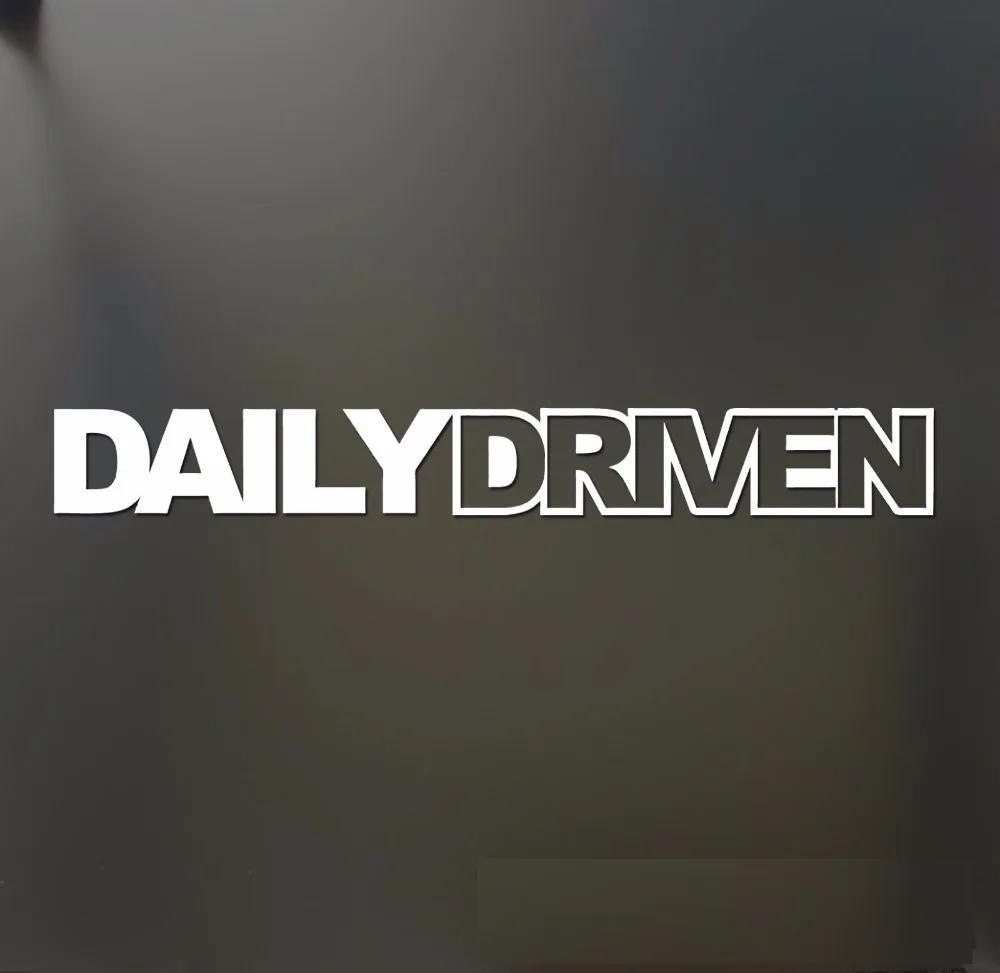 10pcs/lot 18*5cm Daily driven sticker reflective material car tail ...