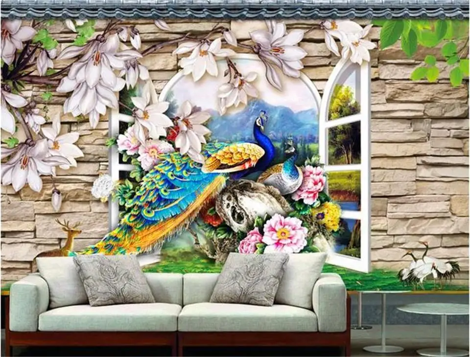 Wallpaper Custom Size Custom Size Wallpaper Living Room Mural 3d Photo