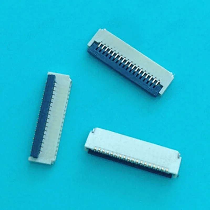 20pcs FPC Connector 0.5 Pitch 30p Rear Flip type LCD Screen Socket Gold plated High Temperature ...