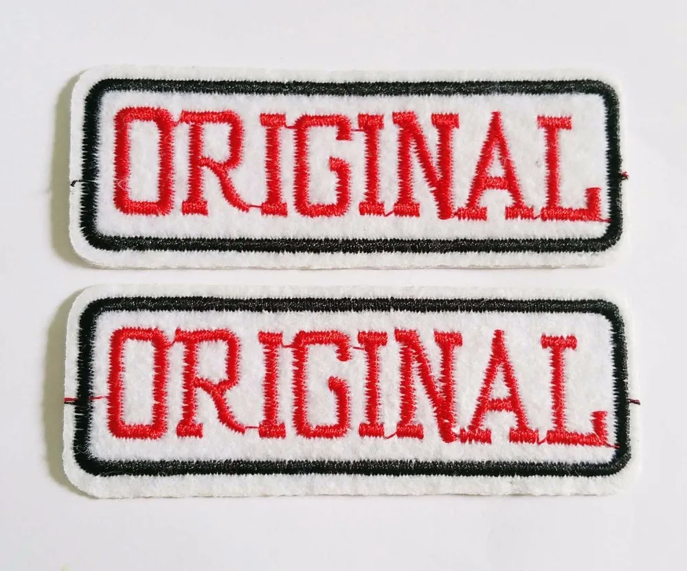 AE0015 Original Patches 10pcs Iron on patch Square embroidery badge-in ...