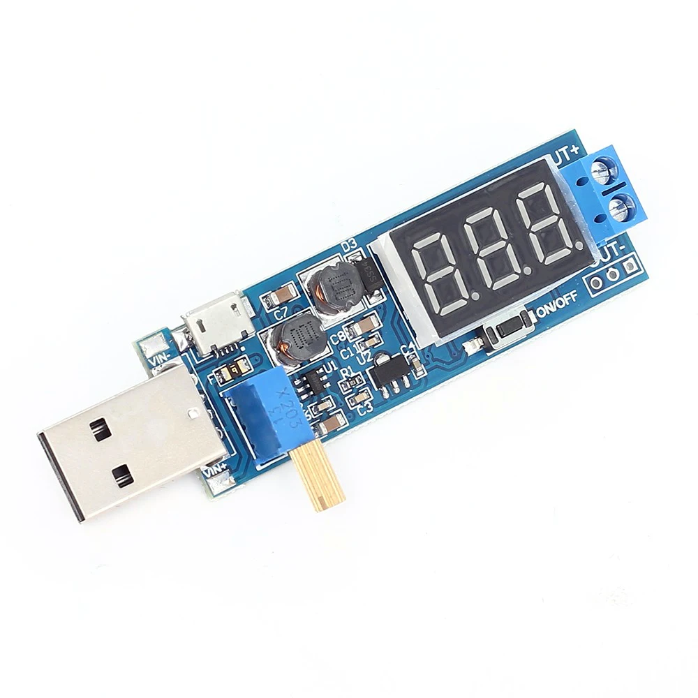 Boost Buck Converter USB Step UP / Down Power Supply Module DC-DC 5V to ...