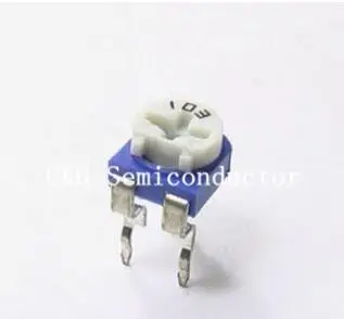 50pcs 10k Ohm 10kr Trimpot Trimmer Pot Variable Resistor Horizontal ...