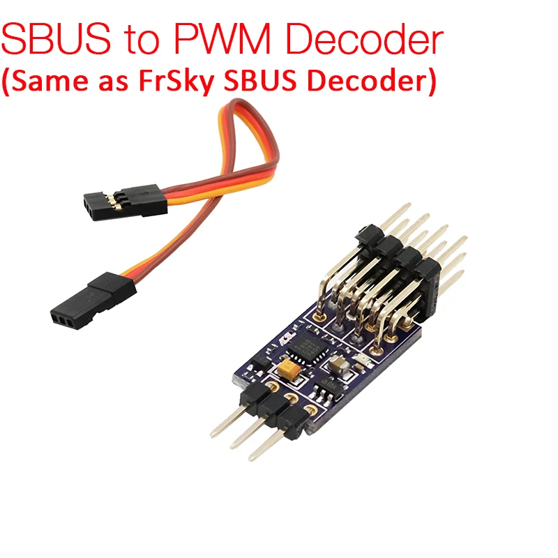 SBUS TO PWM DECODER FOR FRSKY RXSR XM+ XSR RECEIVERS SBUS TO PWM SIGNAL ...
