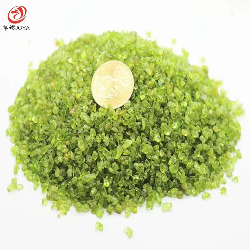 50g Wholesale Natural Stone Chip Raw Peridot Rock Sandstone Crystal ...