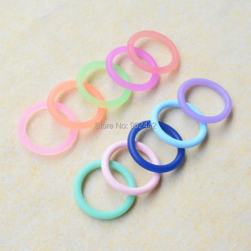 Wholesale 1000 Pcs Colored Soft Silicone O Rings Baby Pacifier O Rings ...