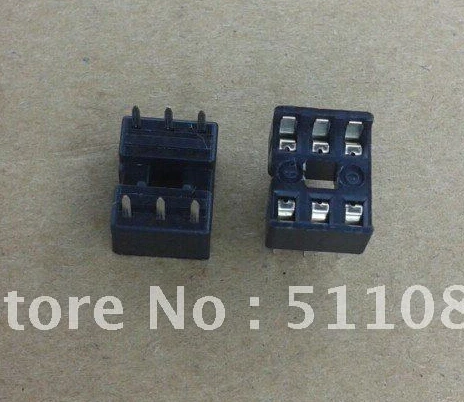 10pcs 6P 6pin DIP IC Sockets Adaptor Integrated Circuits Solder Type ...