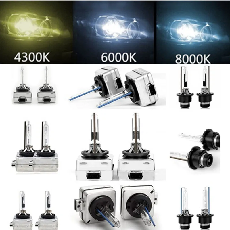 2x D4r D3r D2r D1r Hid Bulbs 35w 4300k 6000k 8000k D1s D2s D3s D4s Hid Car Headlight Bulbs D3 D4 ...