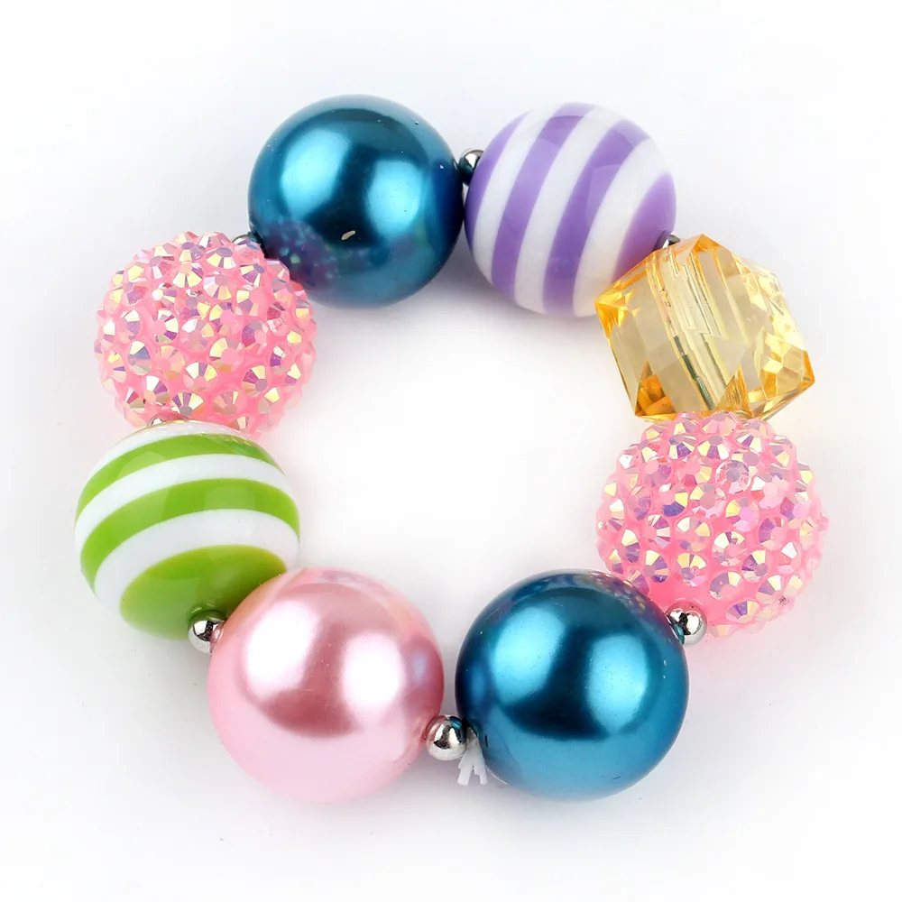 2020 New Fancy Dress Match Hand Bracelet For Girls Bubblegum Kids ...