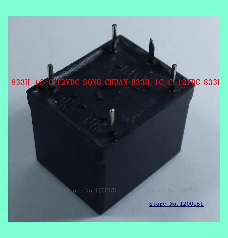 833H 1C C 12VDC SONG CHUAN 833H 1C C 12VDC 833H relay DIP 5-in ...