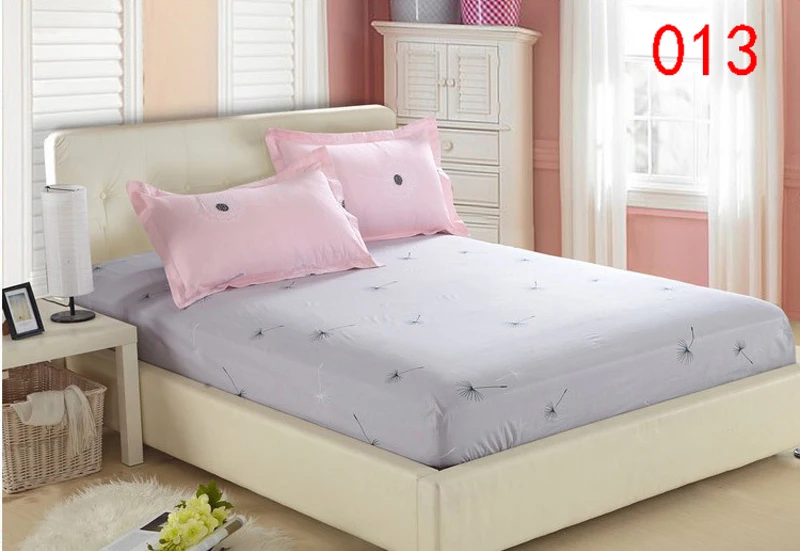 Home Dandelion Cotton Fitted Sheet Single Double Bed Sheets Fitted