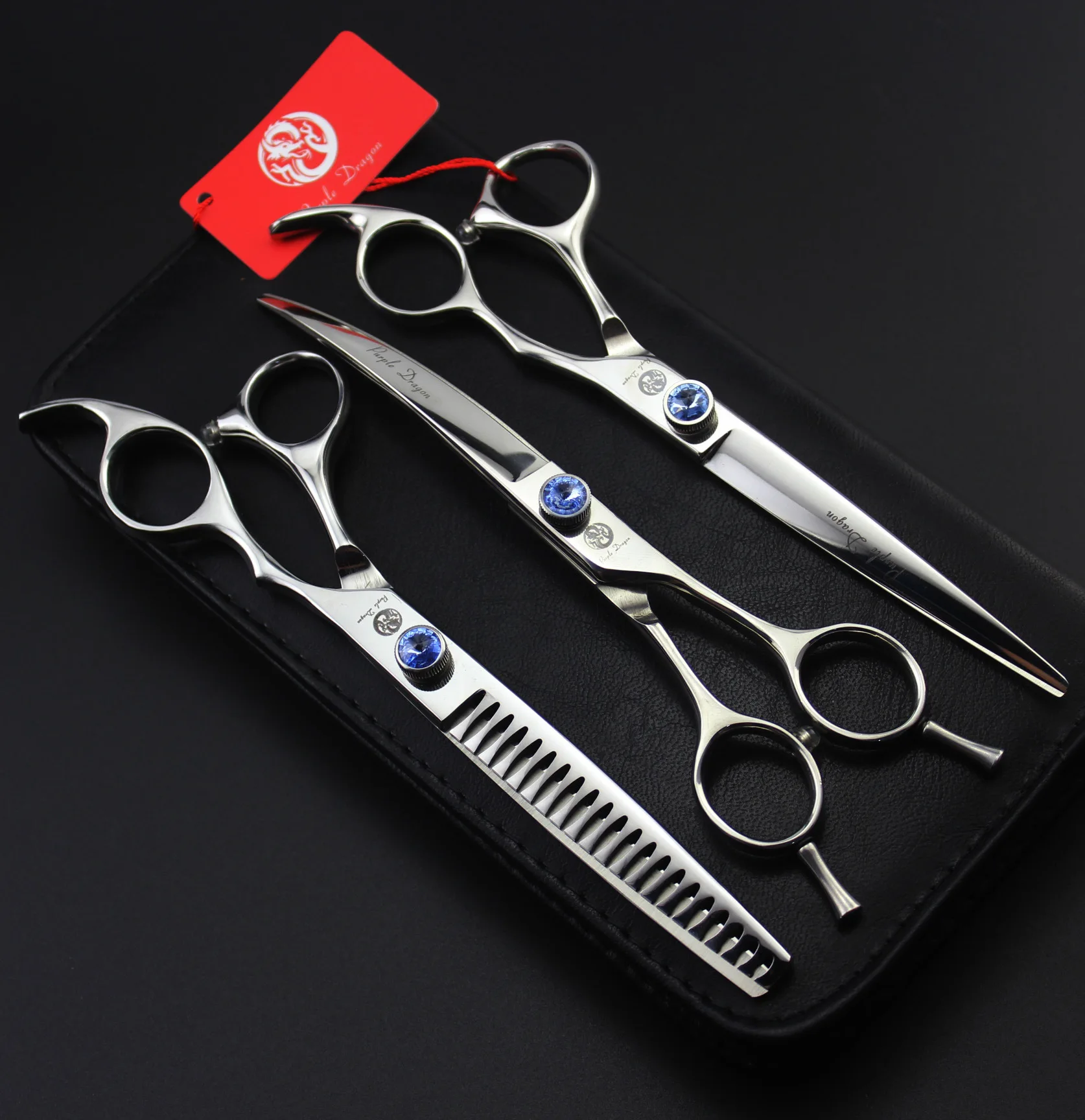 Pet Hair Cutting Scissors Sets Dog Grooming Shears Cutting Thinning