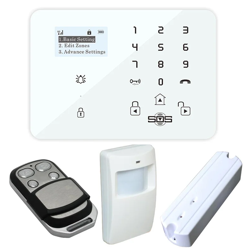 4G 3G GSM Alarm Systems Security Home system Kits Wireless App Remote ...