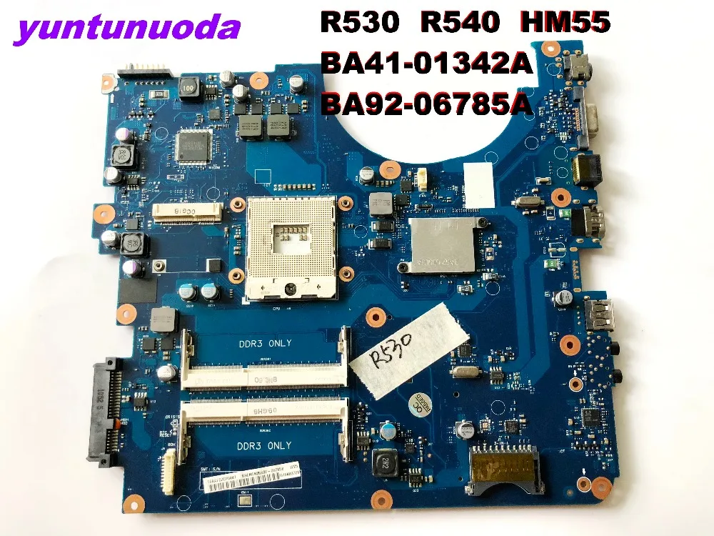 Placa base Original para ordenador portátil Samsung R530, R540, R530, R540, HM55, BA41 01342A ...