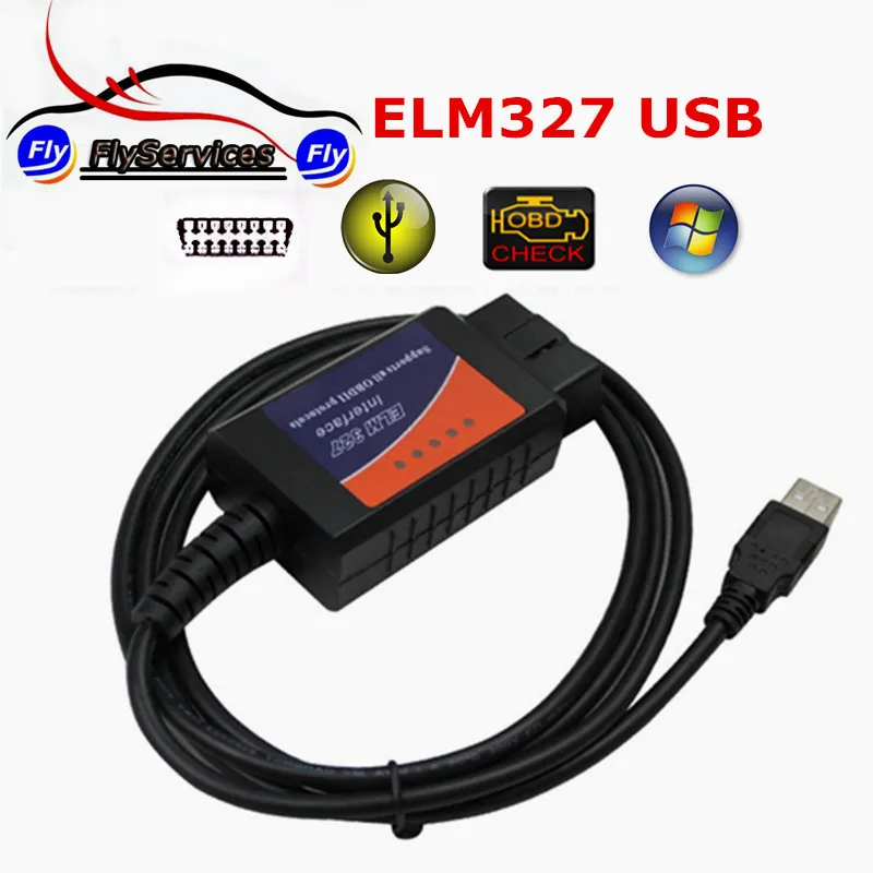 Nueva llegada ELM327 Elm 327 USB V1.5 con 25K80 chip OBD2 OBDII ELM327 ...