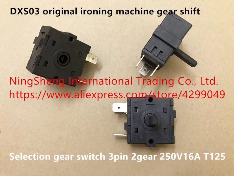 Máquina de planchado Original DXS03, cambio de marchas, selección de engranaje, 3 pines, 2 ...