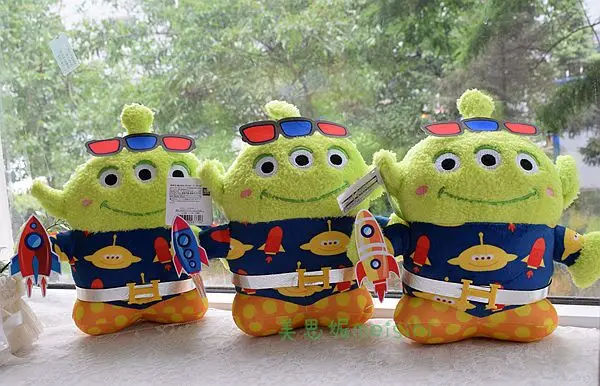cute alien toy story alien keychain plush cartoon movie doll toy kawaii ...