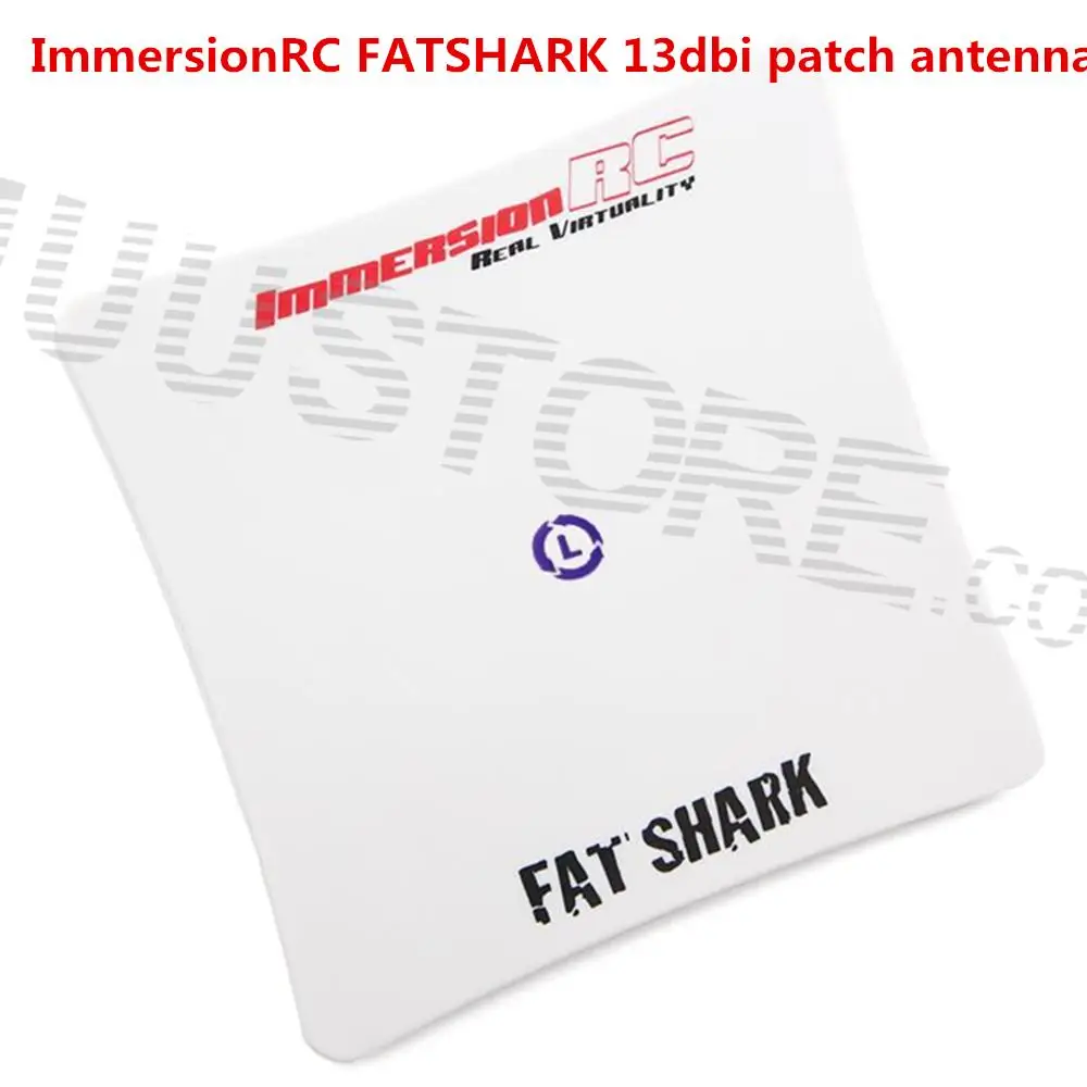 Fatshark antena de parche SpiroNET LHCP RHCP (SMA), 5,8 GHz, ganancia ...