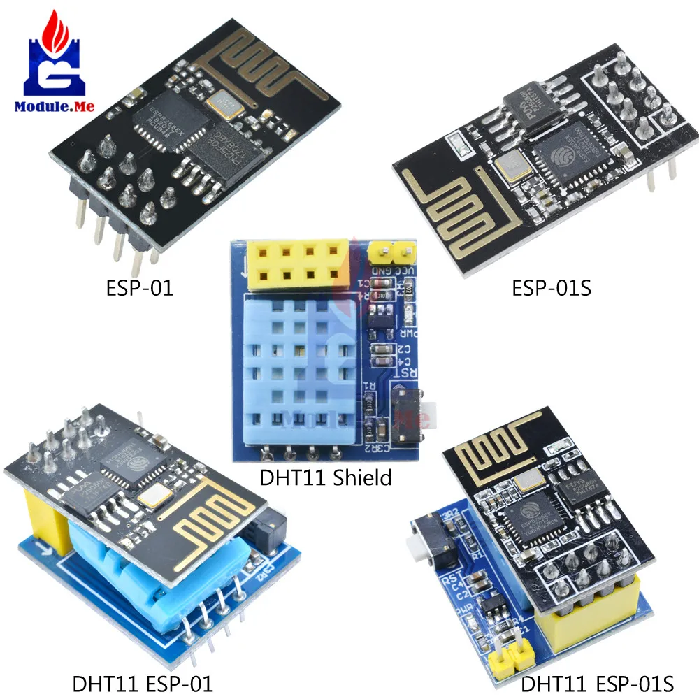 Generic Esp8266 Esp-01 Esp-01s Wifi Wireless Bluetooth Dht11 ...