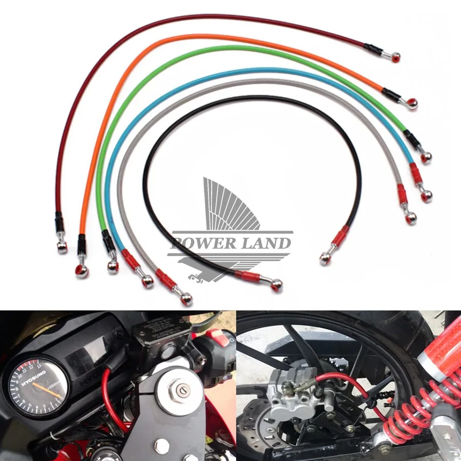 Motorcycle 900mm Colored Hydraulic Brake Fluid Hose Cable 6colors ...