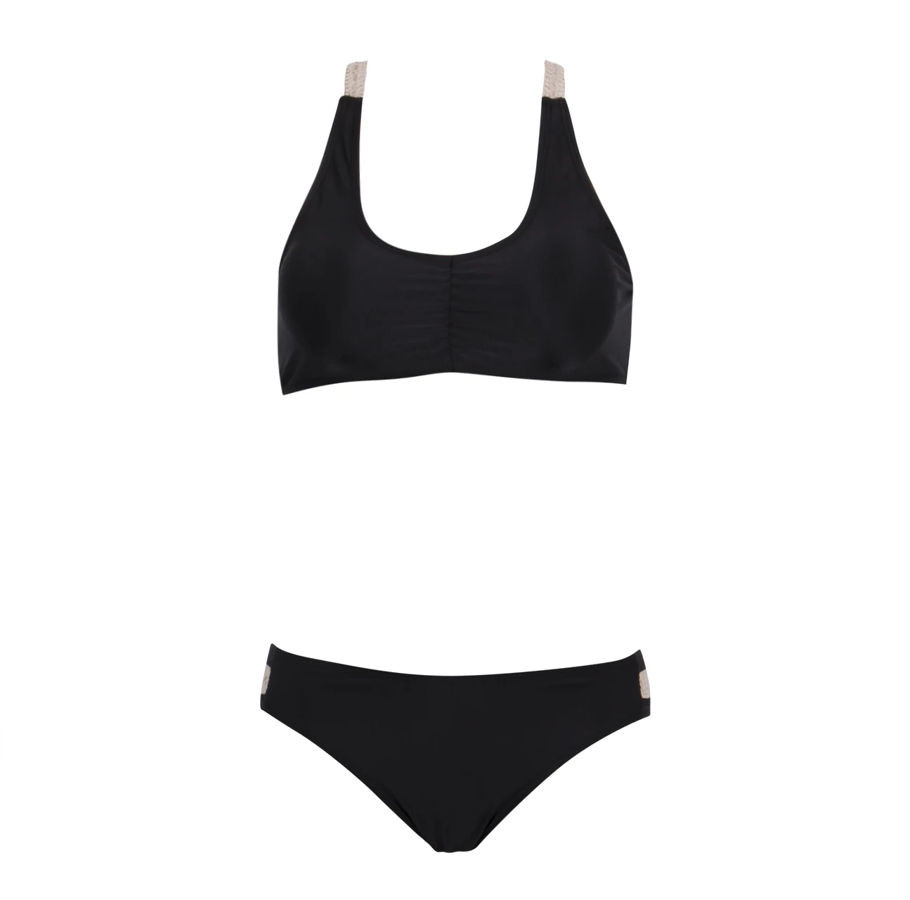 2017 Women Swimwear Lace Push Up Padded Bra Bandage Bikinis Set Bathing