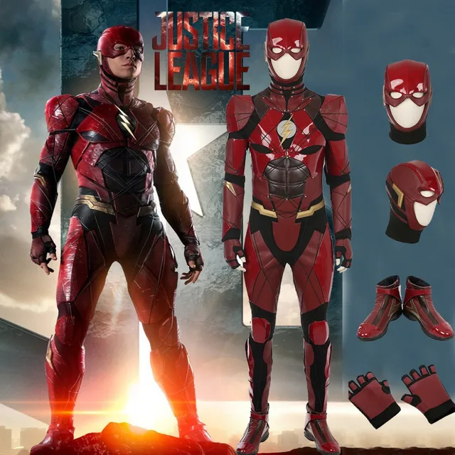 Justice League Deluxe Flash Costume For Boys