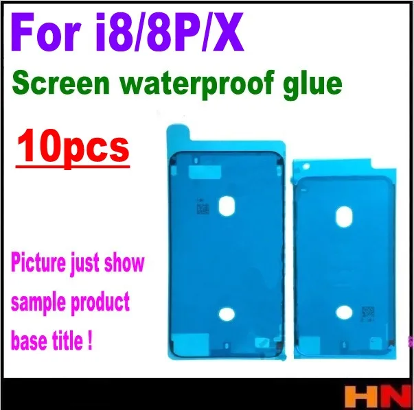 10pcs For iPhone X ipx 8 8P Plus Waterproof Adhesive Tape Sticker Glue ...