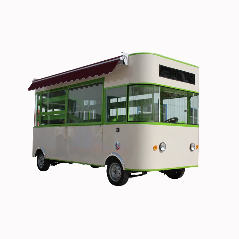 Electric Kitchen Cart Food Van Fruits Vending Cart Coffee Kiosk Ice ...