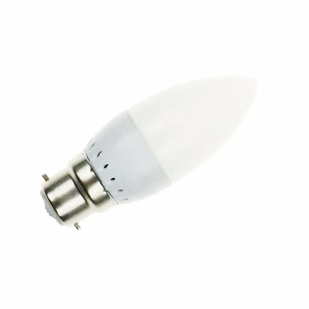 10X-B22-BC-3W-LED-Candle-Light-Bulb-SMD-2835-Day-White-10-Leds-Ceiling ...