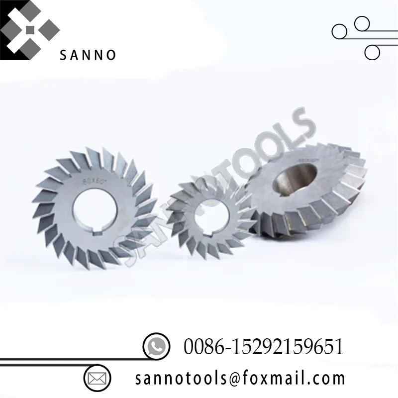 HSS end mills white steel V double angle milling cutter 30 degree 45 ...