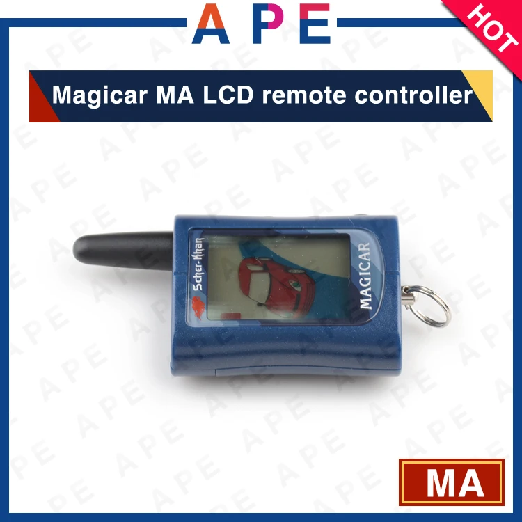 Free shipping Scher khan magicar A two way LCD remote Starter For sher ...