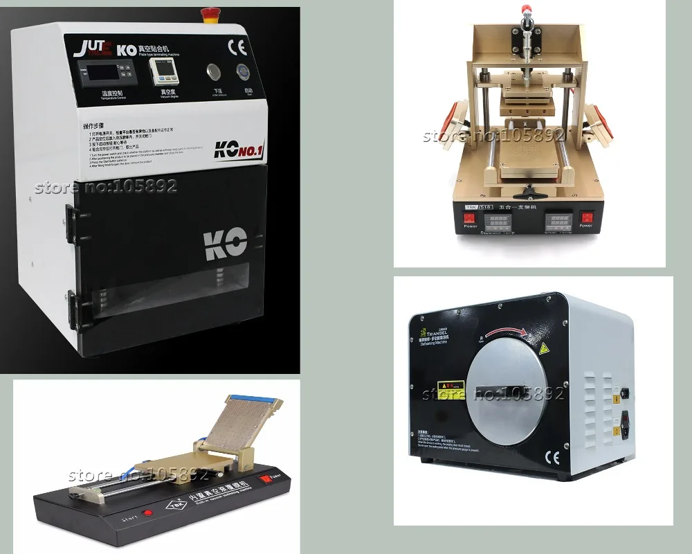 Mobile Phone Repair Machine Full Set 5 in 1 Vacuum LCD Separator, OCA ...