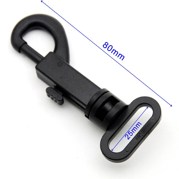 40pcs-lot-25mm-1inch-POM-plastic-spring-snap-clip-hooks-rotating ...