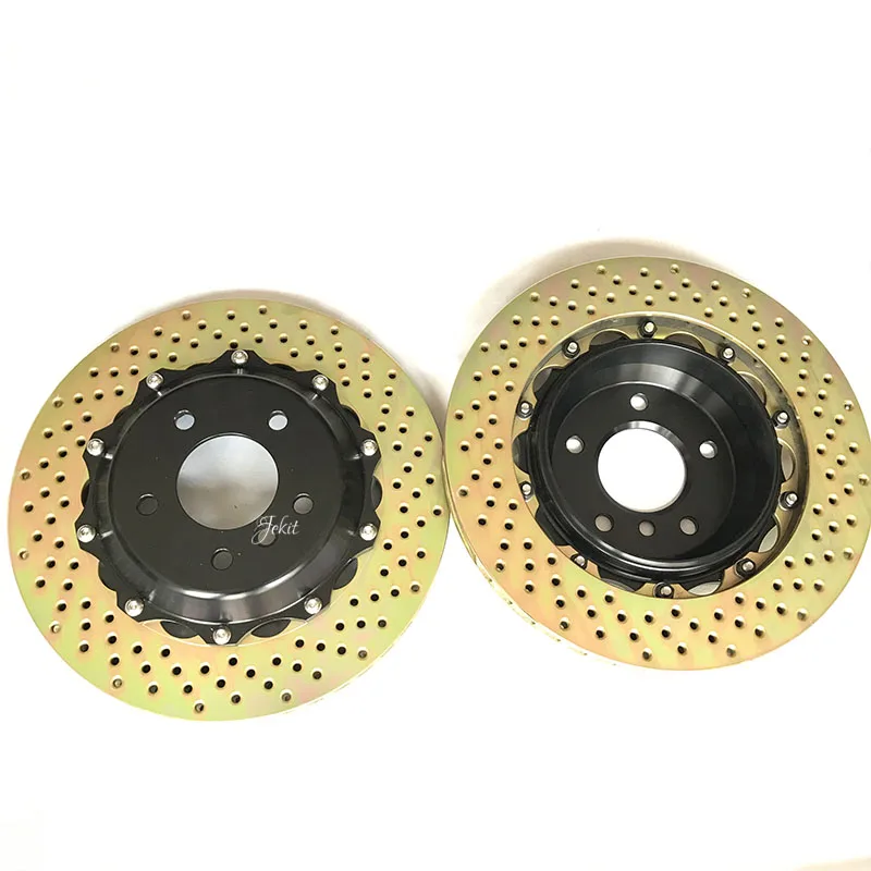 Jekit car brake 355*28mm disc with center cap and rear brake drum for ...