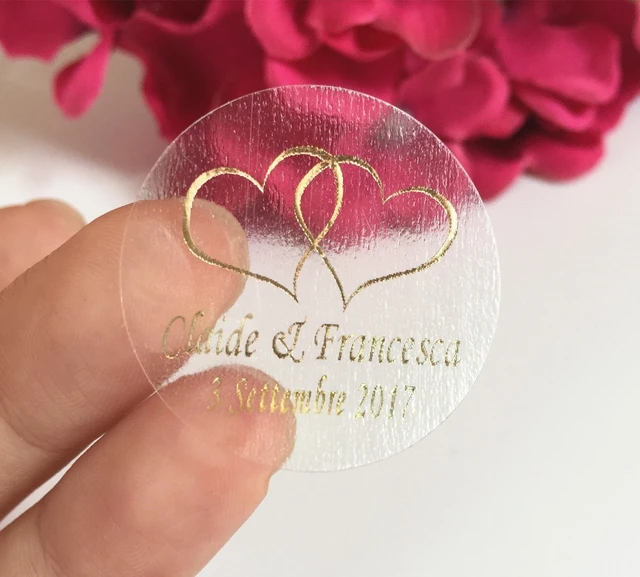 Double Heart Stickers