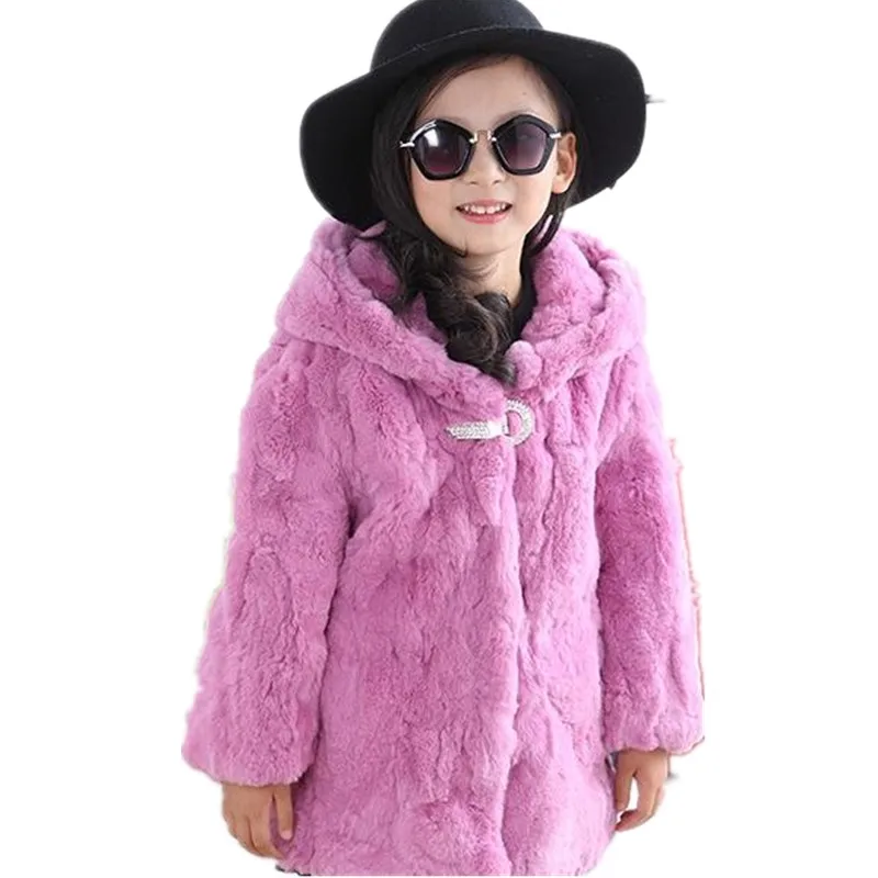 Furry Girls Winter Imitation Rabbit Fur 2018 Faux Fur Coat Outwear ...