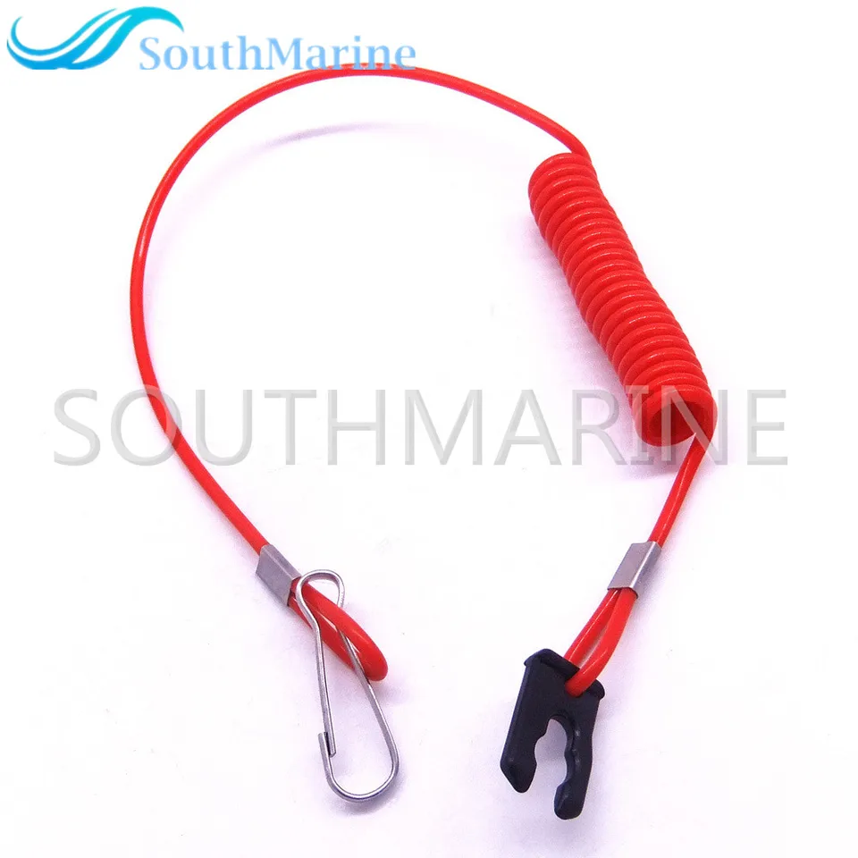 Boat Kill Engine 5 Keys Stop Switch Safety Lanyard Clip For Outboard ...