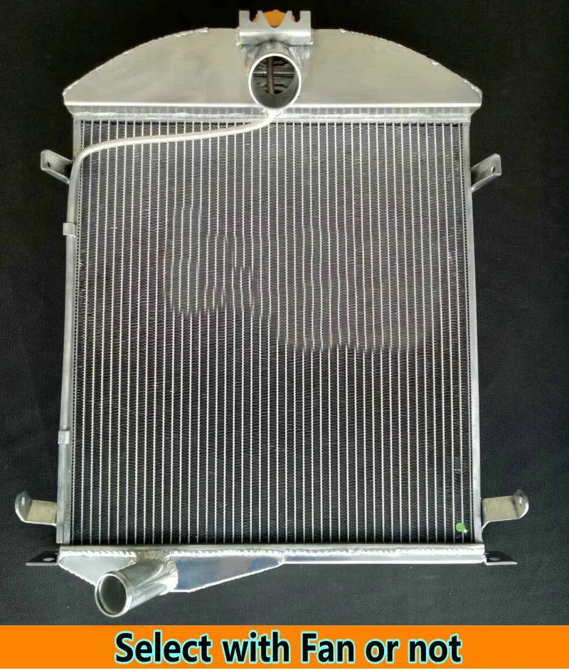 52MM 2Rows Aluminum Race Radiator For Ford model A 1928 1929 Manual 3 ...