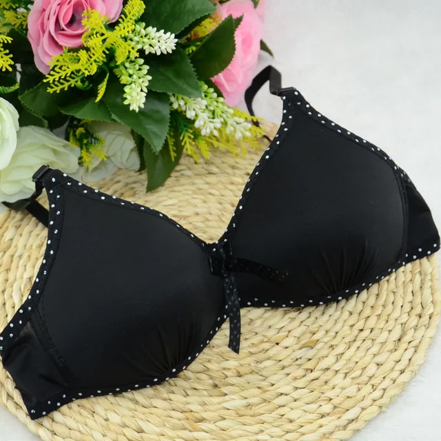 Buy 2018 Intimates Sexy A Cup Bra Cute Bowknot Women Girl Lady Push Up Bra