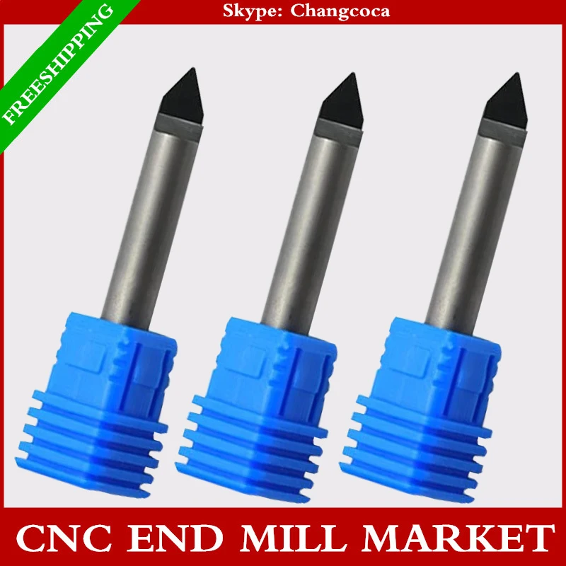 6mm70degrees2pcscnc Solid Carbide End Milling Cuttertungsten