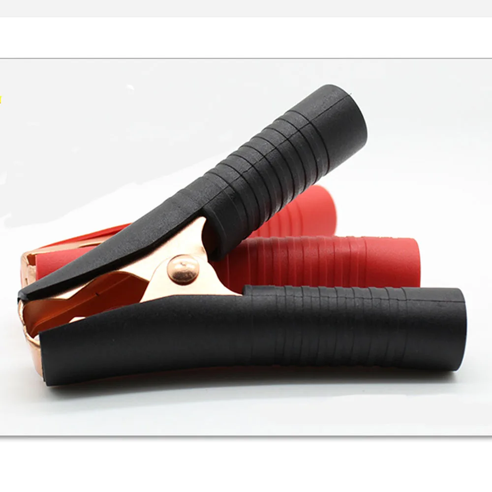 Hot Car Alligator Clips Battery Clamps Crocodile Clip 100A Red Black ...
