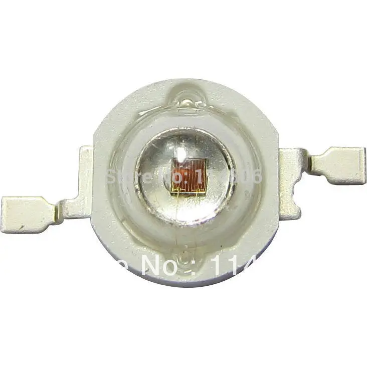 100pcs 1W Yellow 585nm ~ 590nm LED Diodes Beads Light Part input DC 2V ...