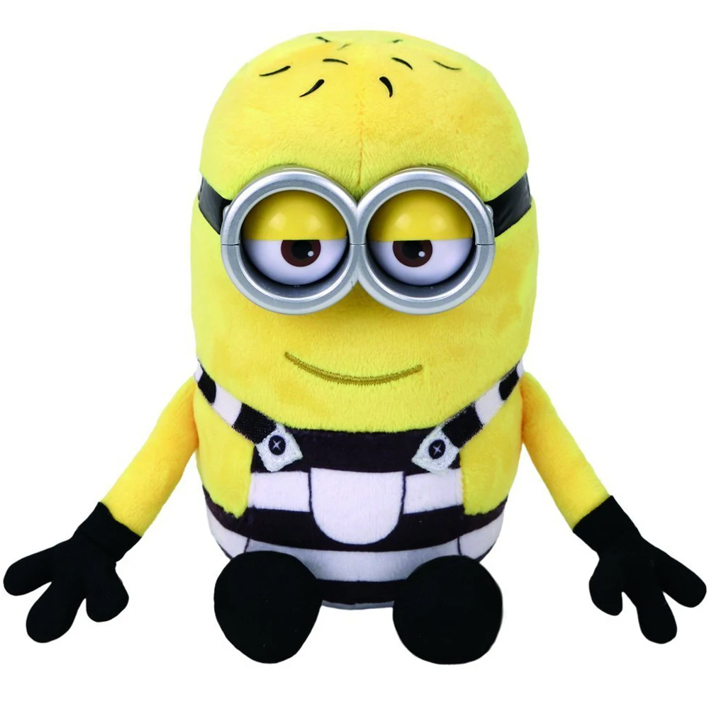 Pyoopeo Ty Beanie Babies 6" 15cm Minions Tom Jail Suit Plush Regular ...